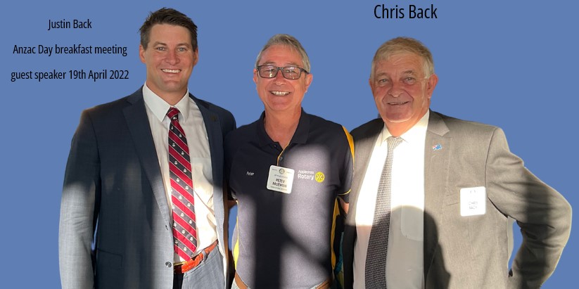 GUEST SPEAKER: Dr Chris Back | Rotary Club of Applecross