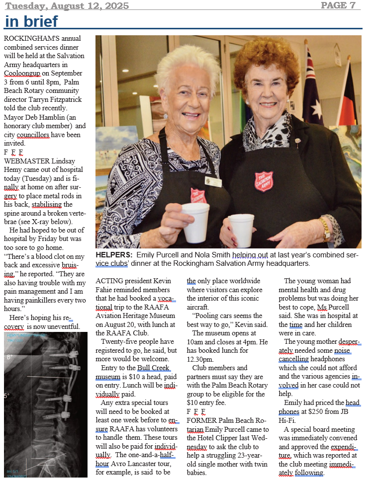 Club Bulletin | Rotary Club of Palm Beach