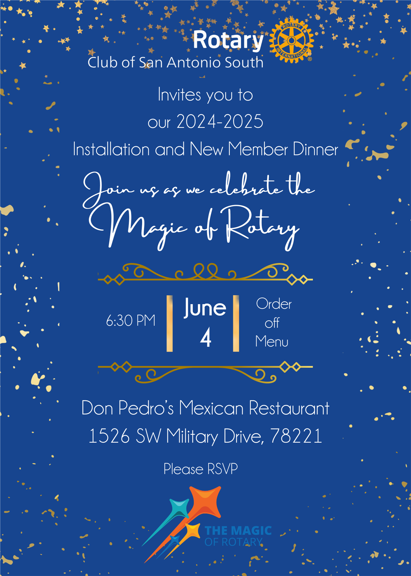 June 4 - Installation of New Officers and New Member Induction | Rotary ...