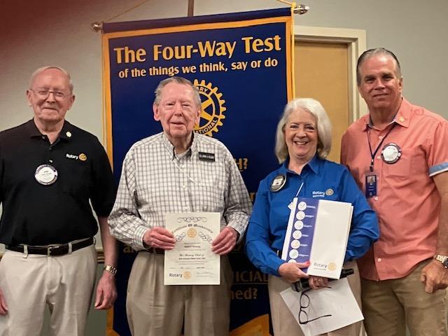 April Meeting Celebrates New Member and Foundation Donors | Rotary Club ...