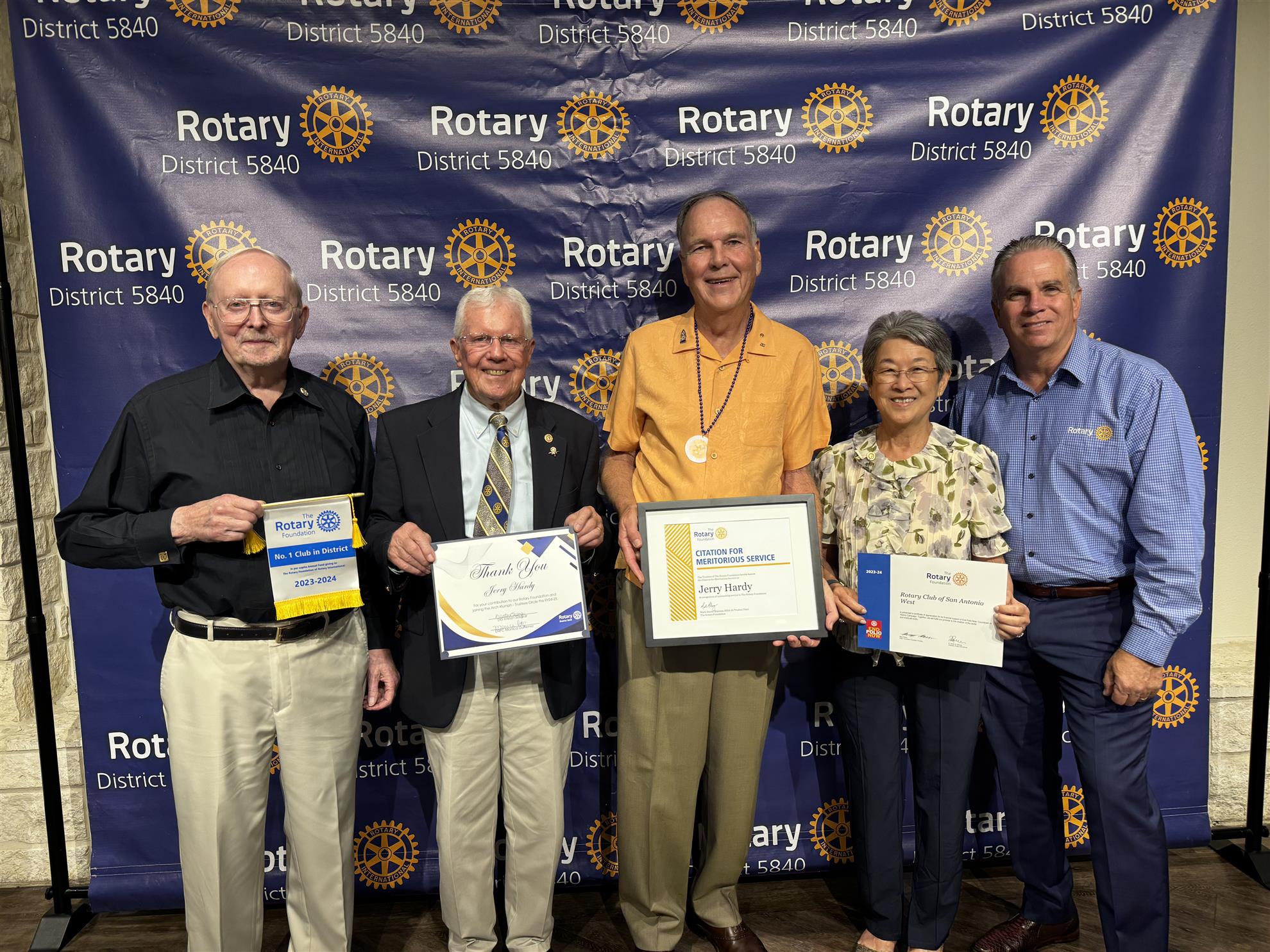 Rotary Foundation Recognition | Rotary Club of San Antonio West