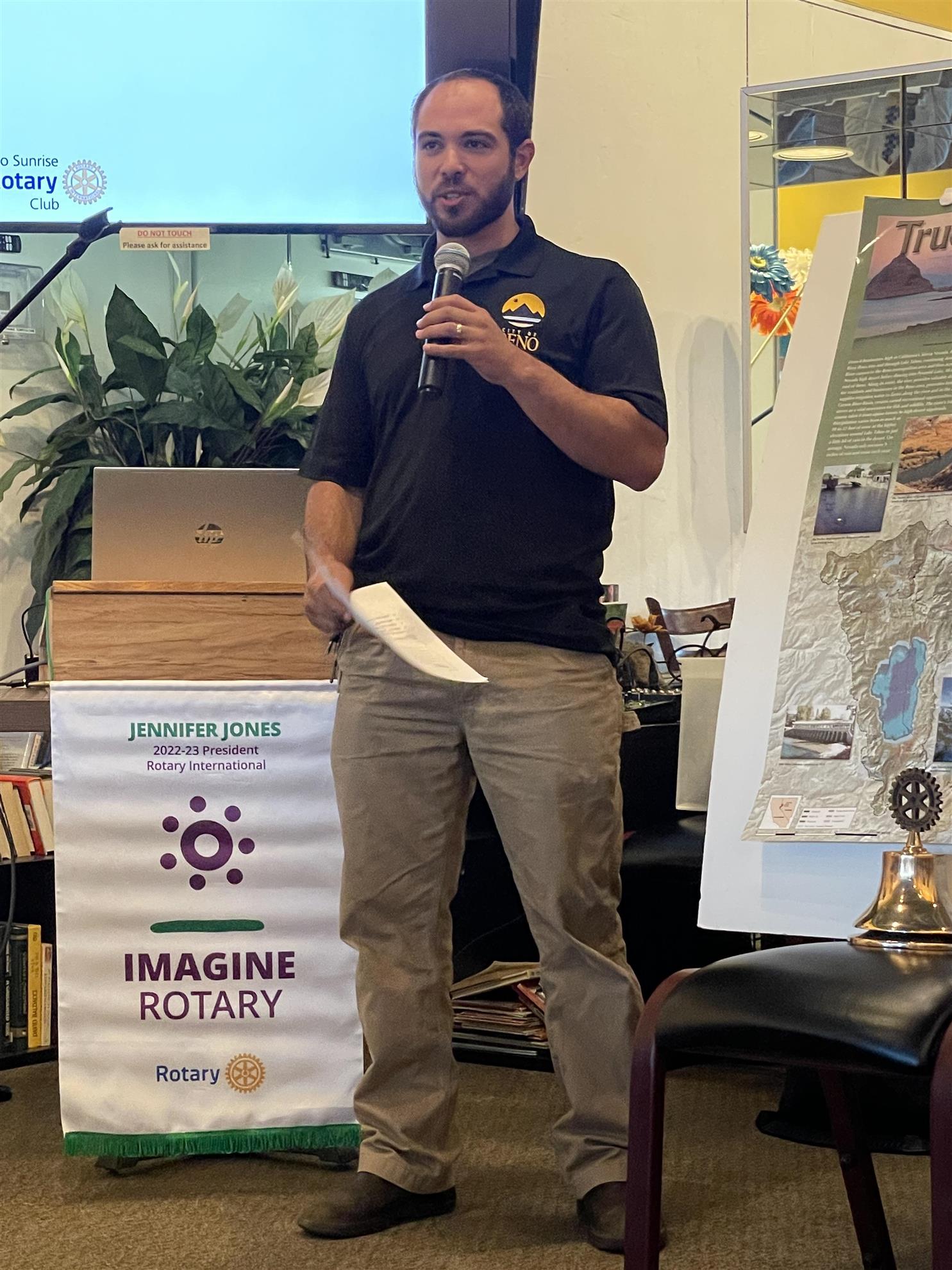 Last Week's Speaker - Daniel Moss | Rotary Club of Reno Sunrise