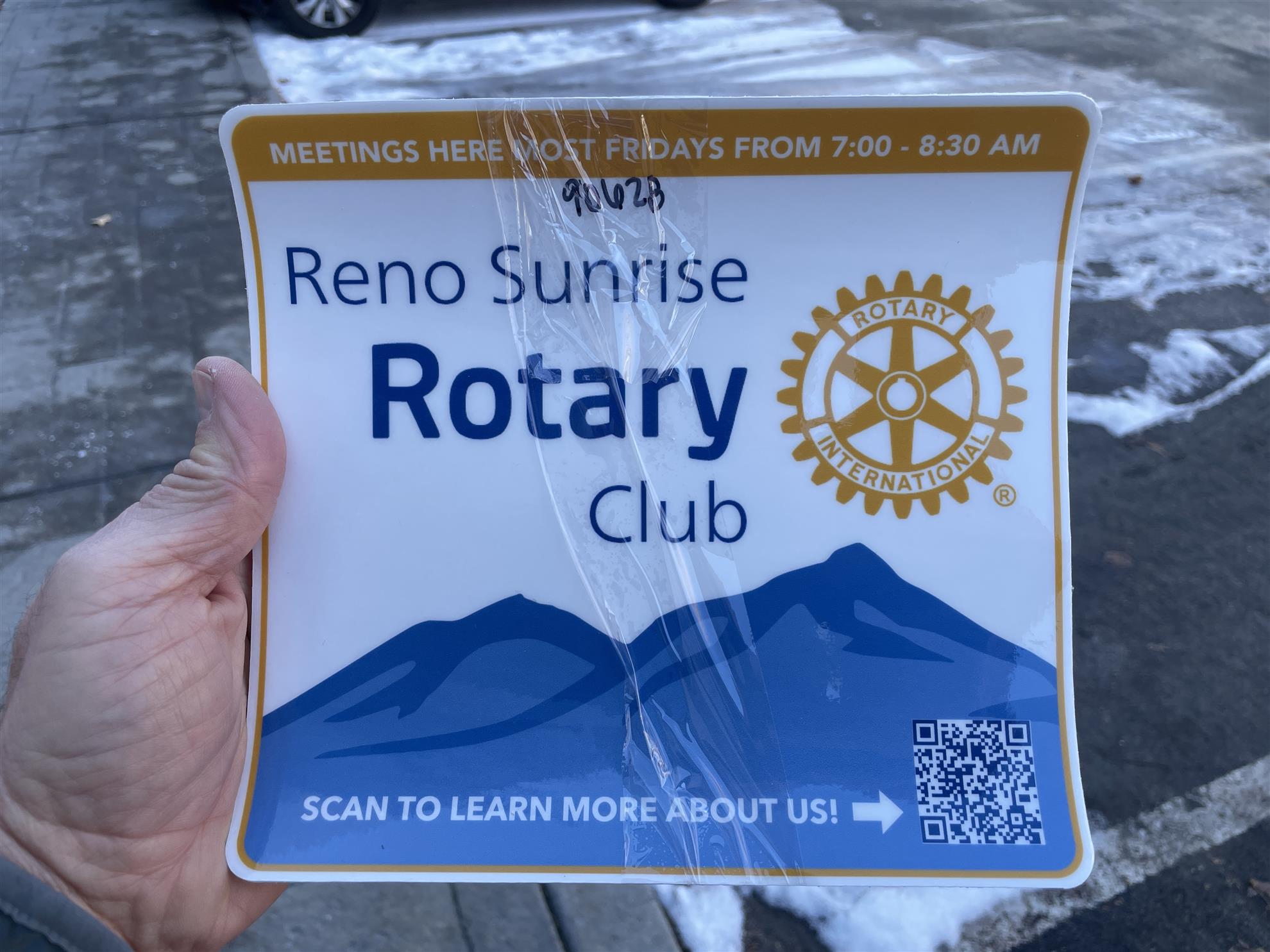 Window Sign for Swill | Rotary Club of Reno Sunrise