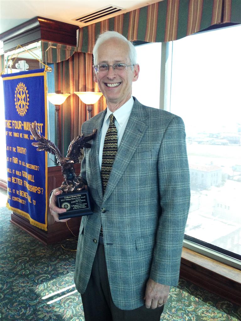 John Harral Awarded Founders Day Award by Gulfport Rotary Club | Rotary ...
