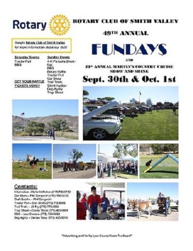 Rotary Club Of Smith Valley 2017 Fun Days... | Rotary Club of Smith Valley