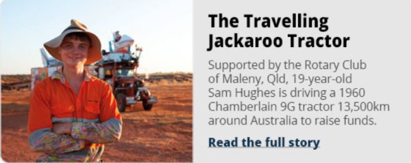The Travelling Jackaroo Tractor | E-Club of Greater Sydney