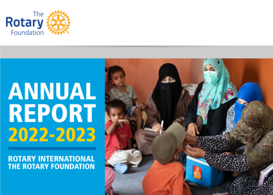 The Rotary Foundation Annual Report | E-Club of Greater Sydney