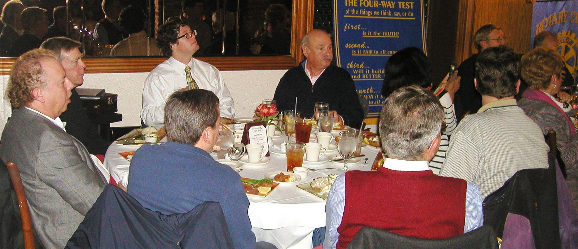 Clarissa Linton Harris, President of the Dupont Circle Rotary Club, and ...