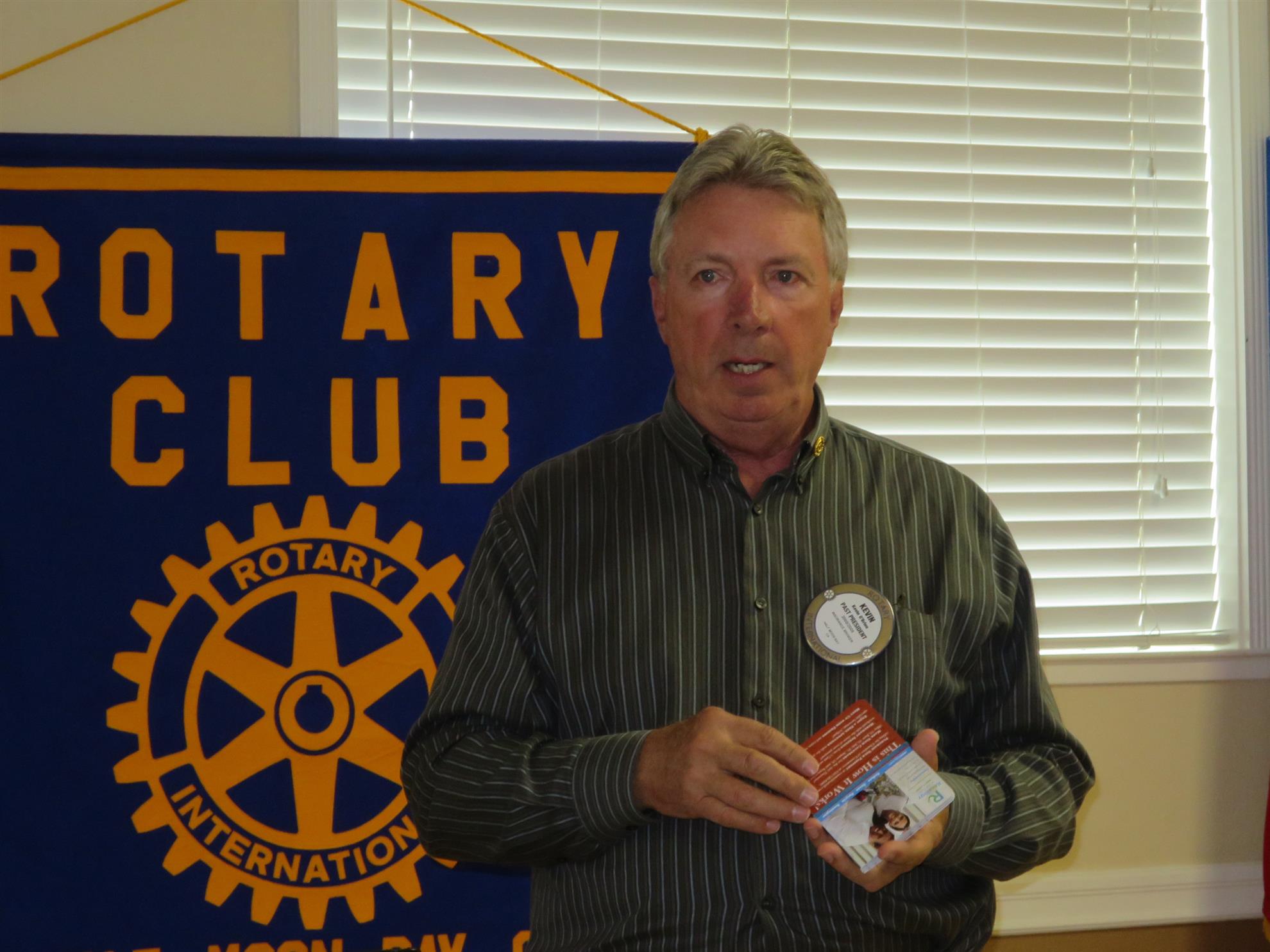 Foghorn June 9, 2016 Mtg - Bill Klear on Disaster Preparedness | Rotary ...