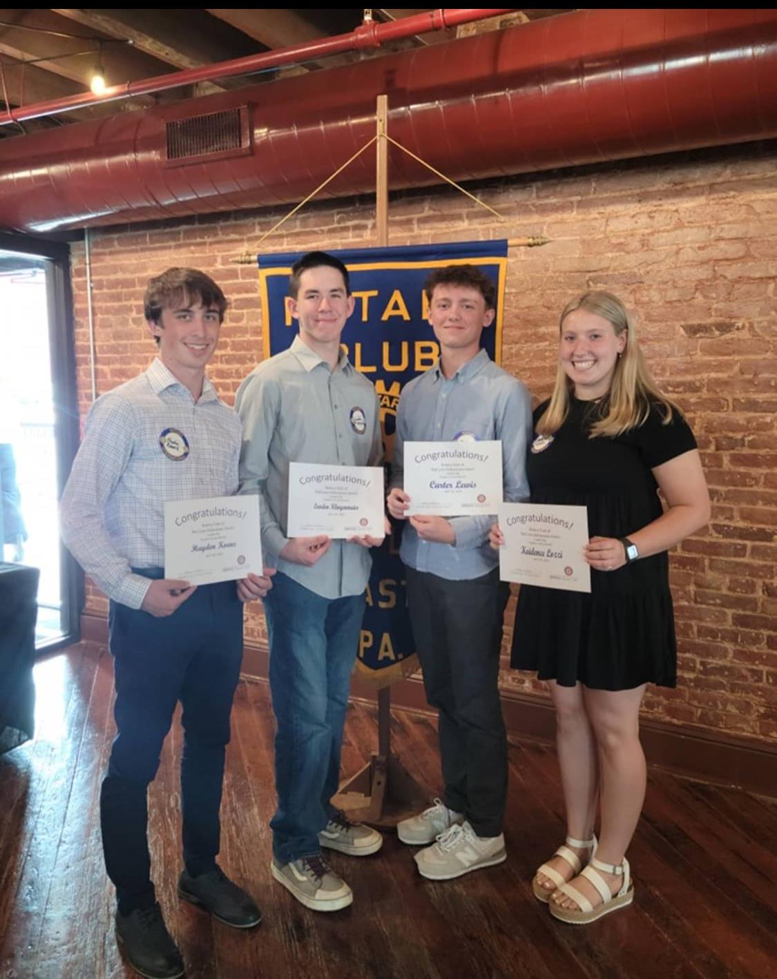 April 2024 Students of the Month | Rotary Club of Red Lion-Dallastown
