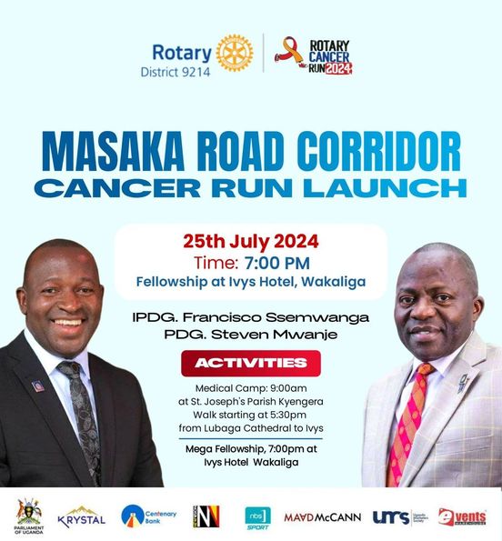 Rotary cancer Run launch | Rotary Club of Nateete-Kampala