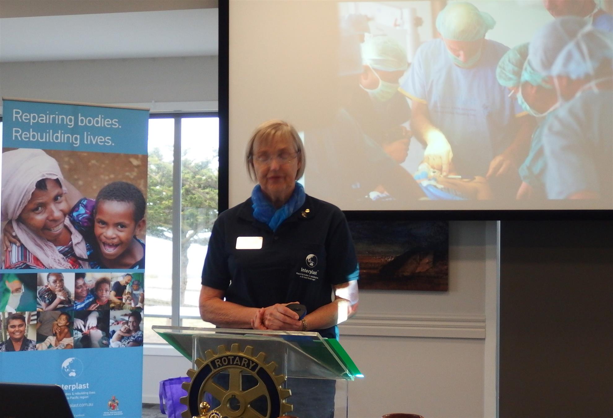 Elizabeth Wright on Interplast - Club Meeting November 8th | Rotary ...