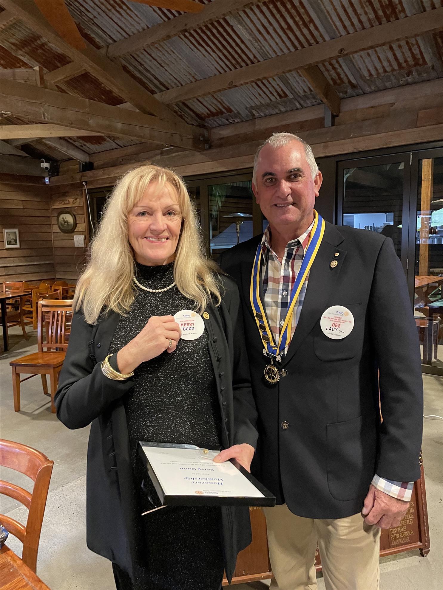 Club Changeovers | Rotary Club of Coomera Valley