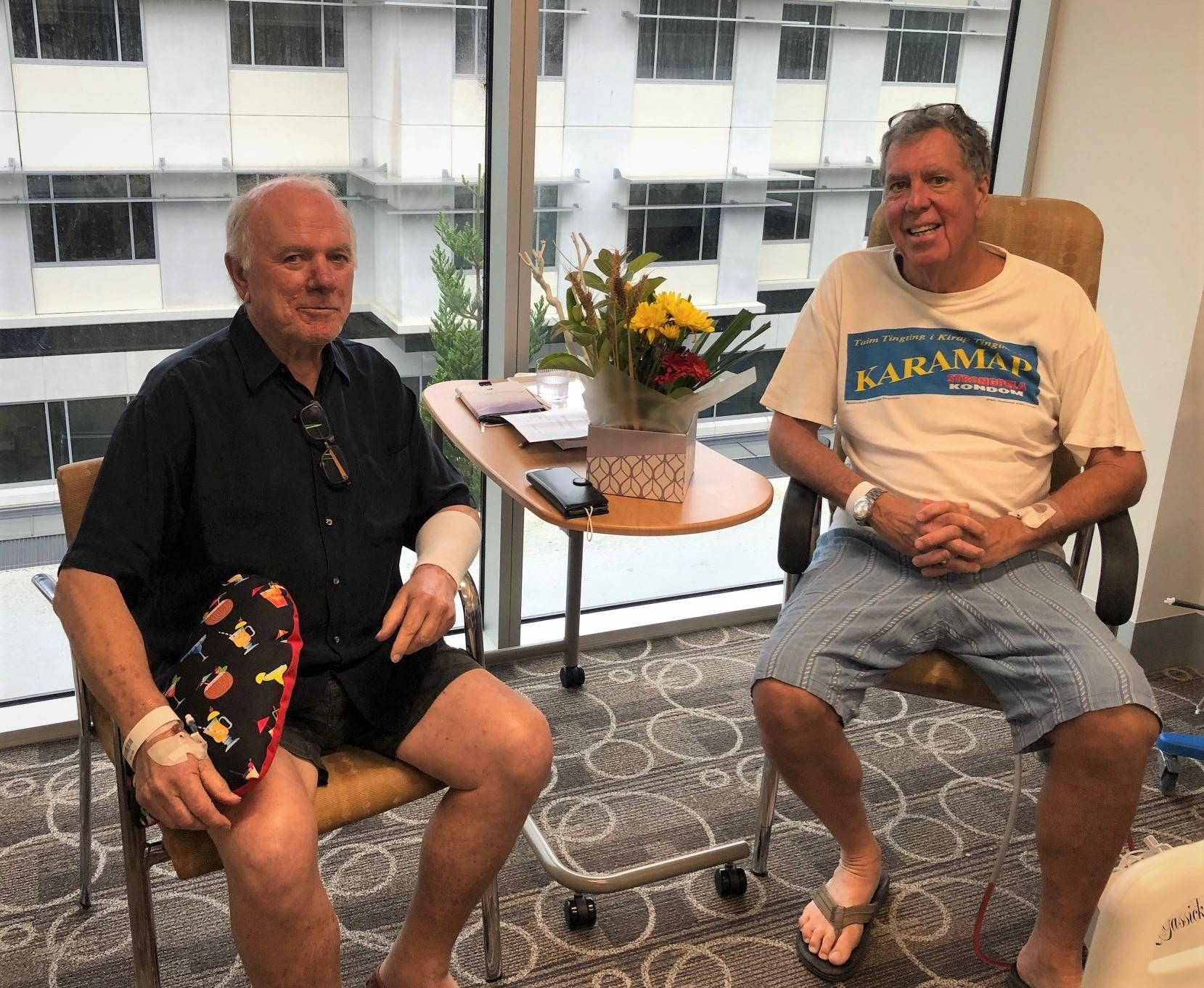 Ray Higgs and Fred Hamblen on the mend | Rotary Club of Surfers Sunrise
