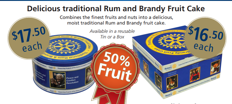 Last chance to order Christmas cakes | Rotary Club of Surfers Sunrise