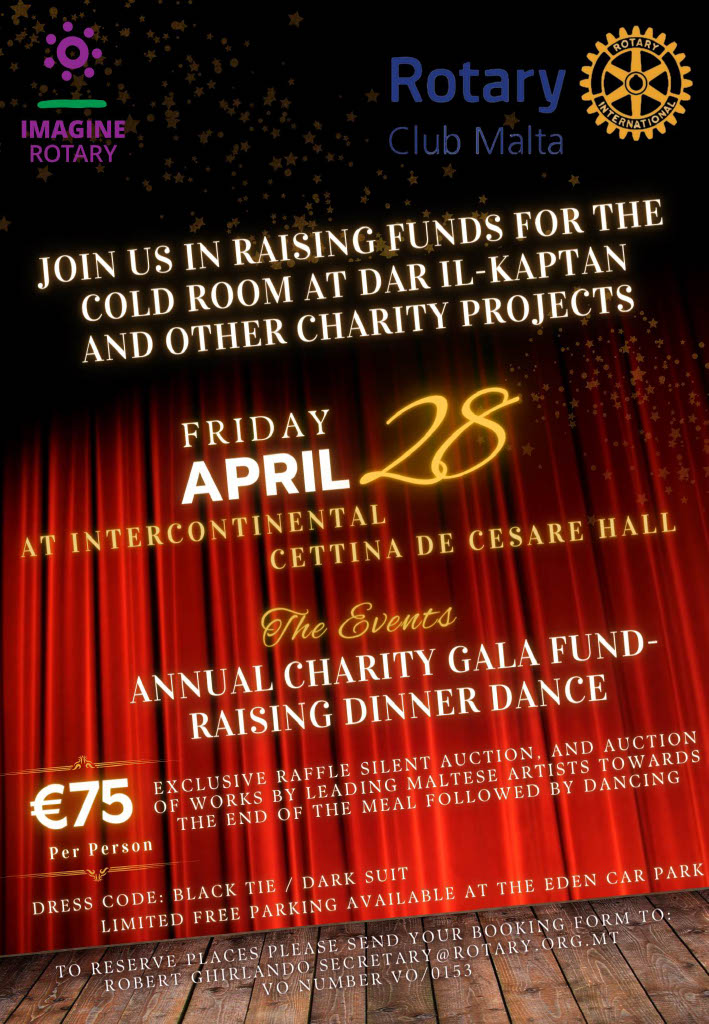 A Night to Remember: Rotary Club Malta's Annual Charity Gala Raises ...