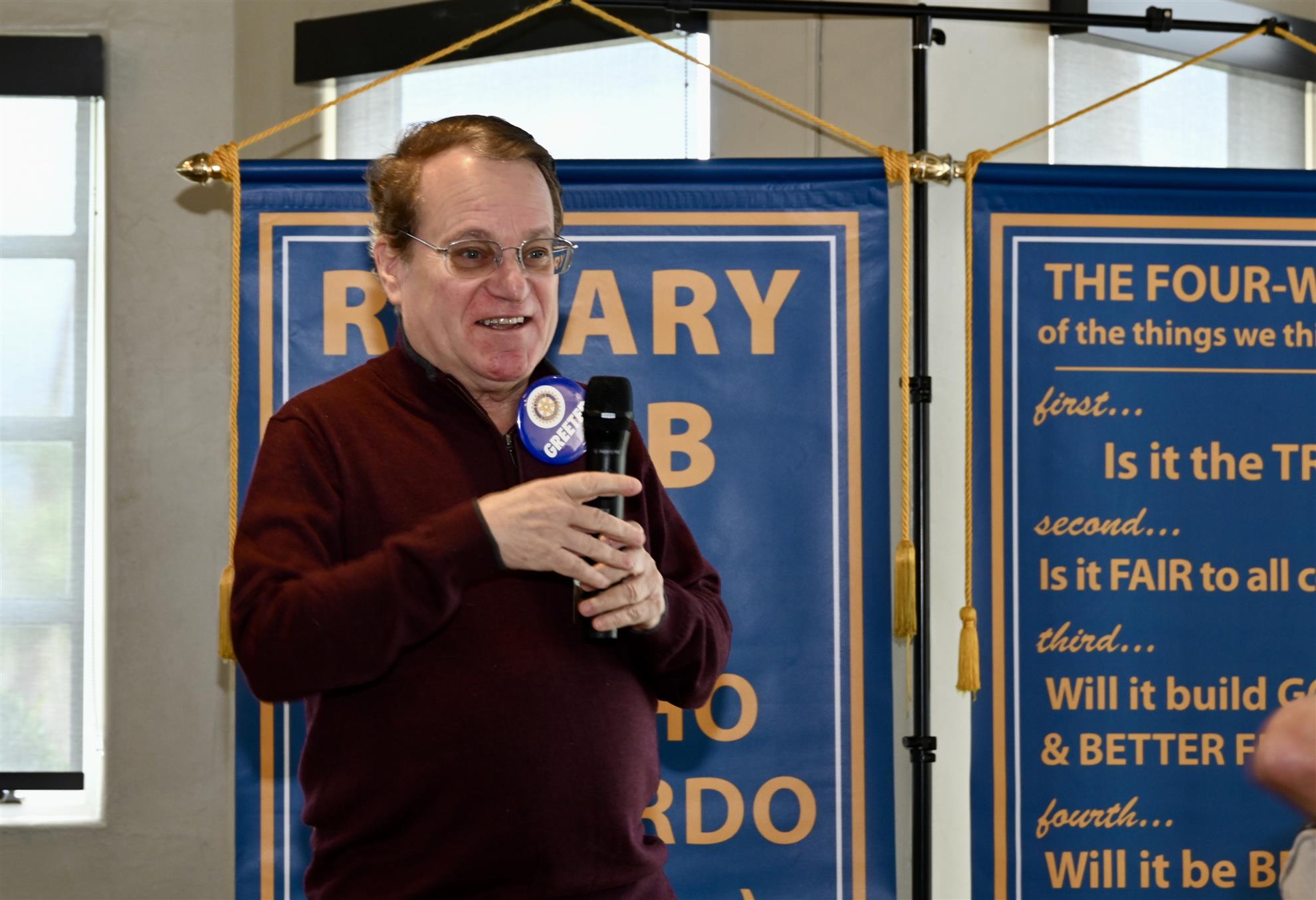 RB Rotary February 8, 2024 Meeting Minutes & Images by Bill Brehm ...