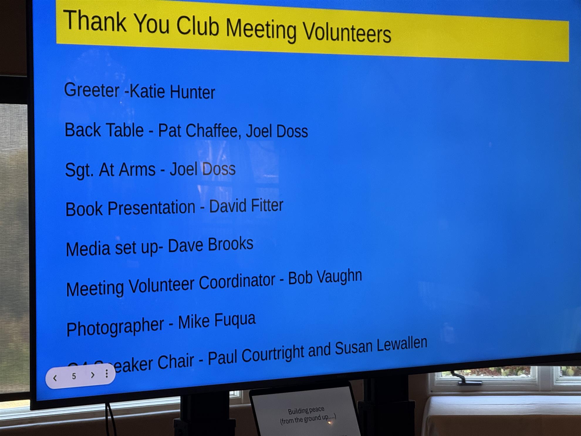 RB Rotary May 1, 2025 Meeting Bulletin & Images by Mike Fuqua | Rotary ...
