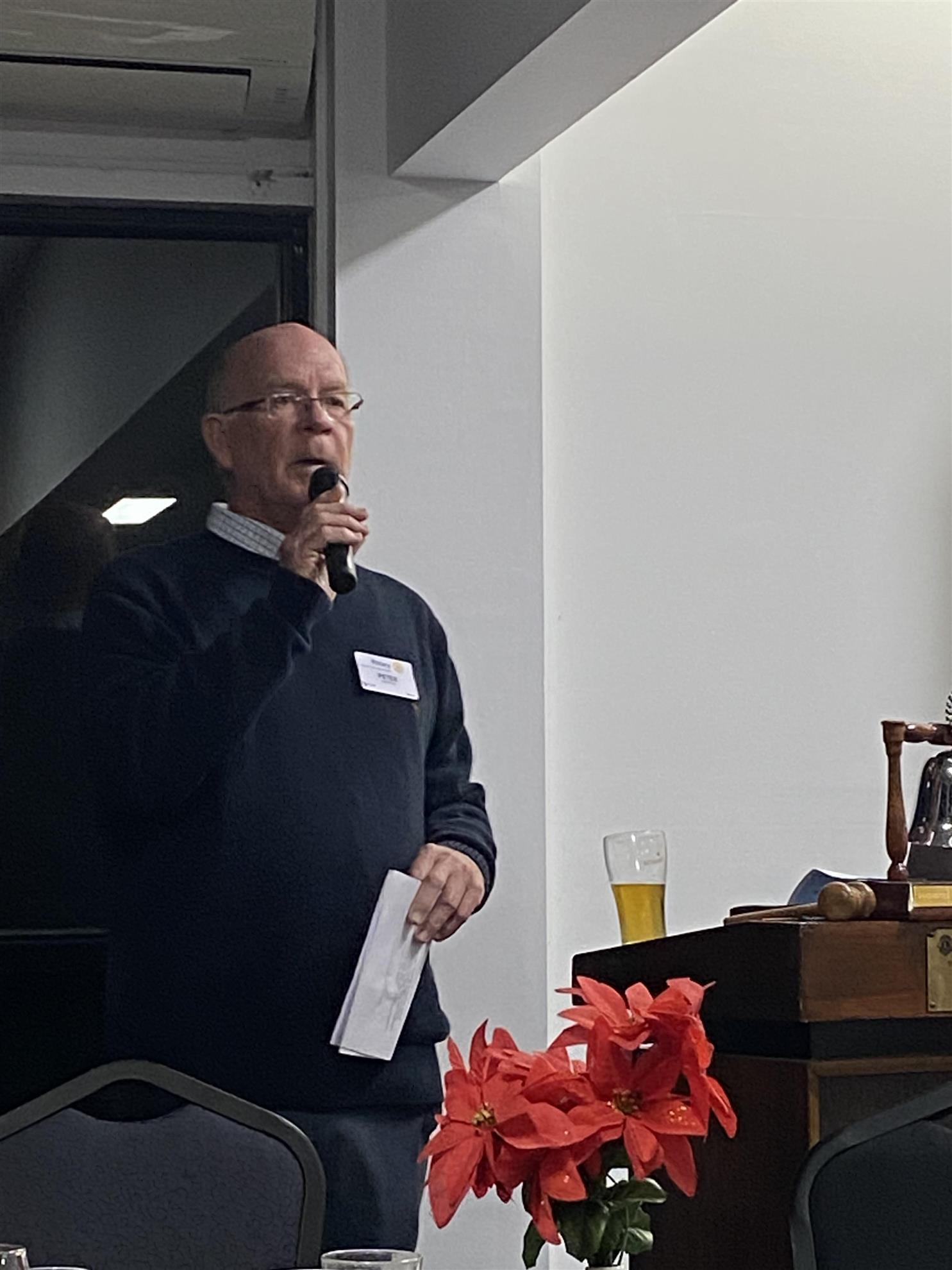 International Toast from Peter Harding | Rotary Club of Caloundra Pacific