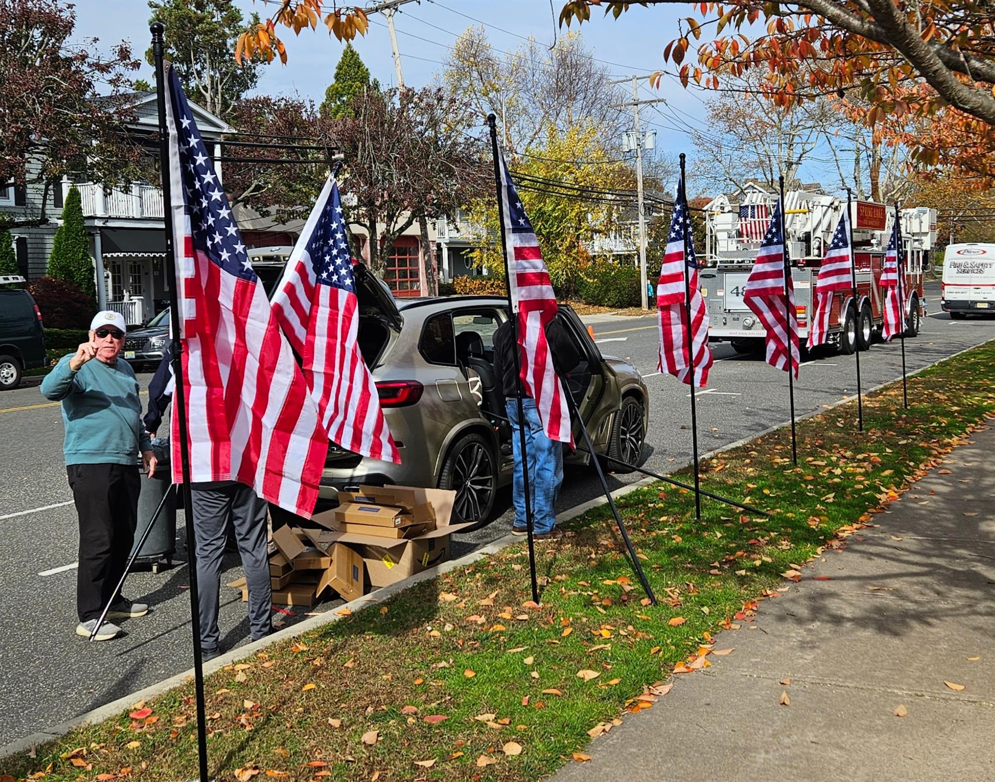 Rotary Flags for Heroes are up in Spring Lake | Rotary Club of Spring ...