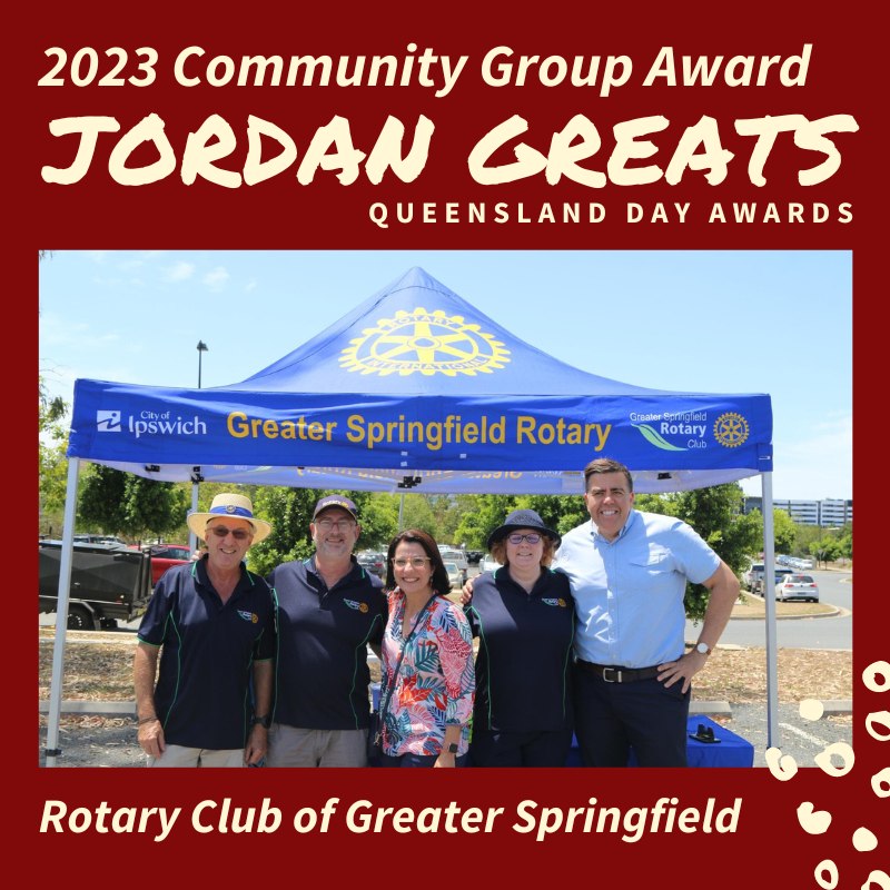 2023 Queensland Day Awards | Rotary Club of Greater Springfield