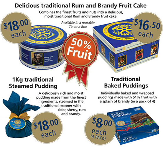 Rotary Christmas cakes and puddings | Rotary Club of Corrimal