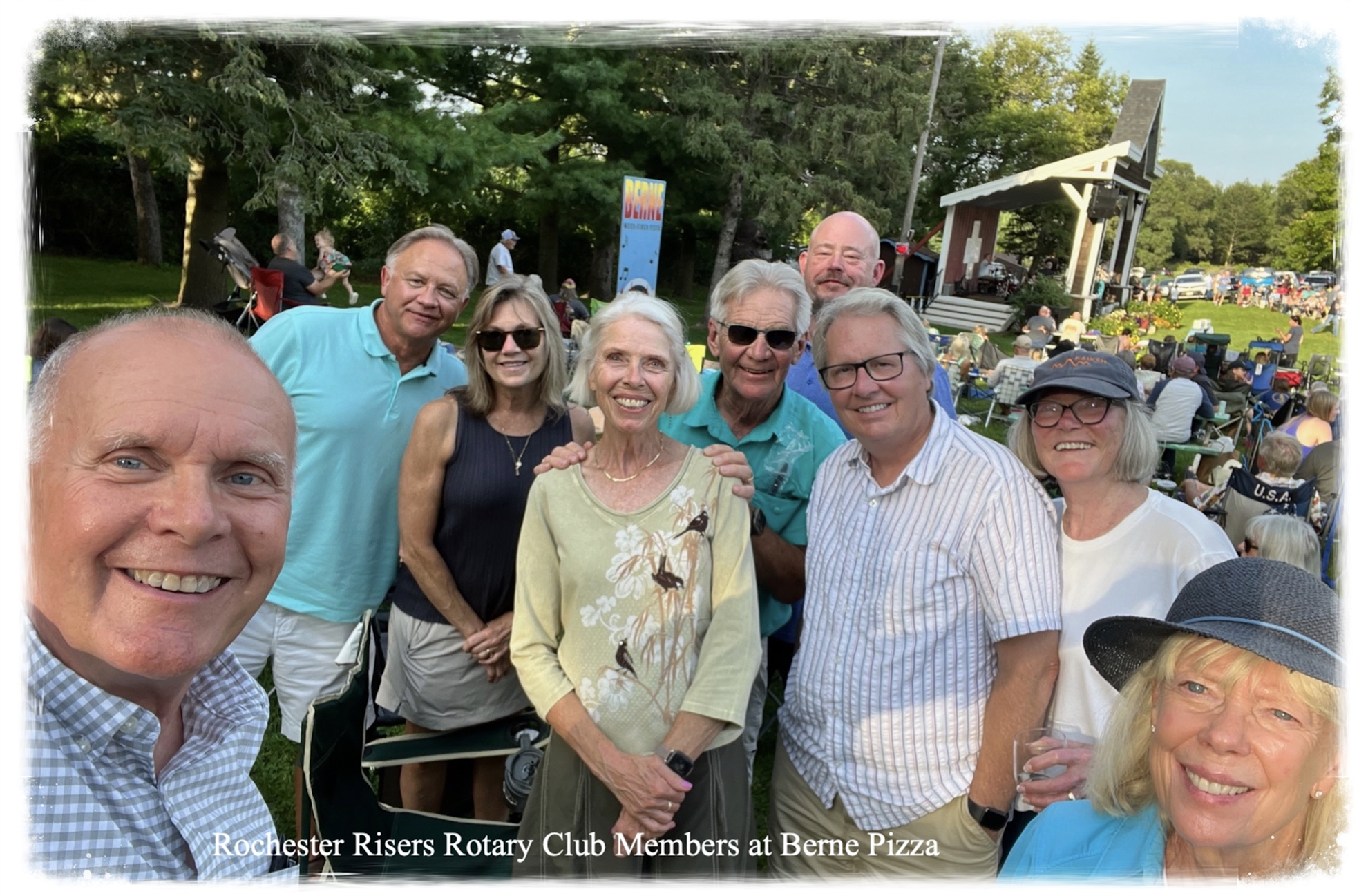 RISERS HAVE FUN AT BERNE PIZZA! | Rotary Club of Rochester Risers