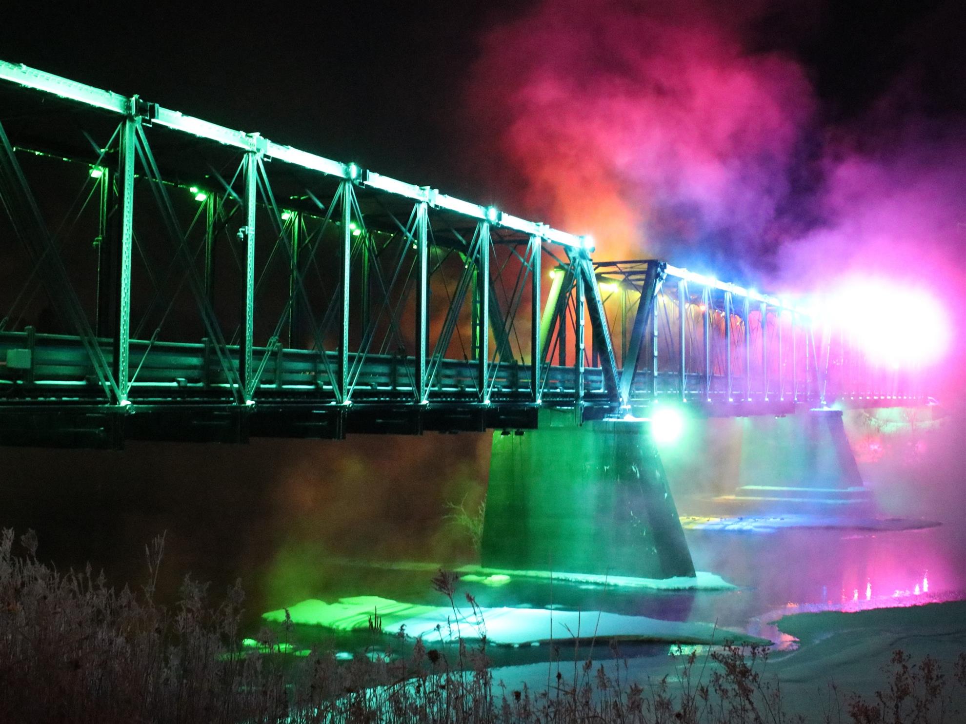 Rotary Lights Bridge | Rotary Club of Eau Claire