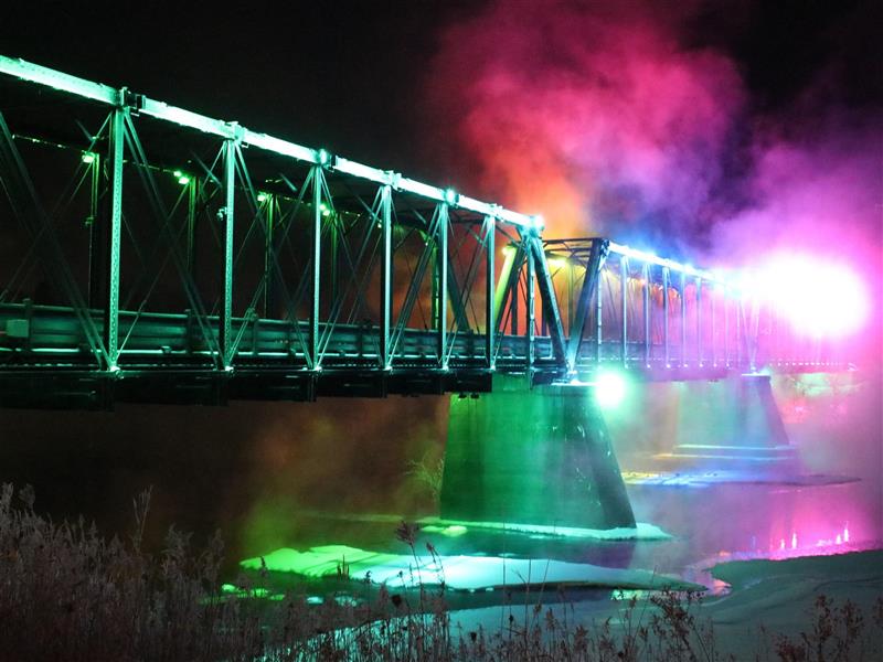 Rotary Lights Bridge | Rotary Club of Eau Claire