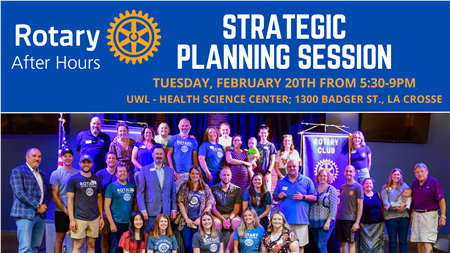 RAH Strategic Planning Session | Rotary Club of La Crosse-After Hours