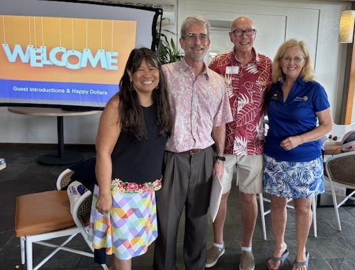 3 New Members are in inducted | Rotary Club of Lahaina Sunset Maui