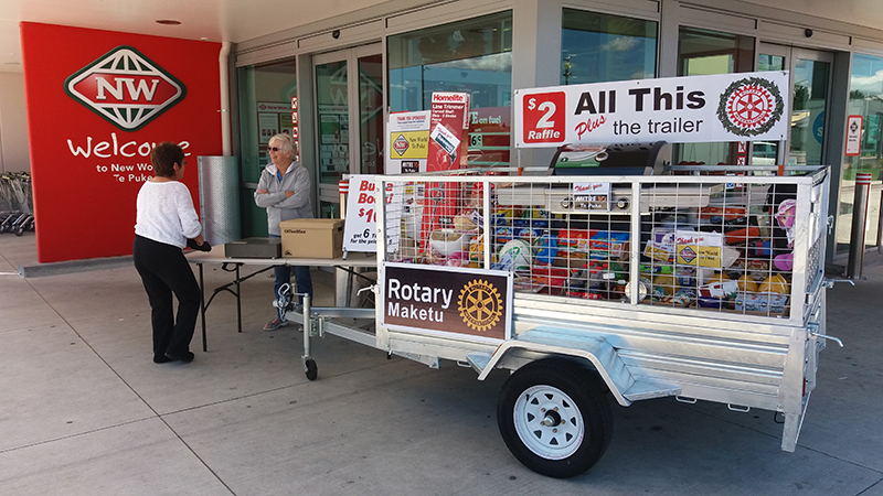 Maketu's Chistmas trailer raffle is a gift to the community | Rotary ...