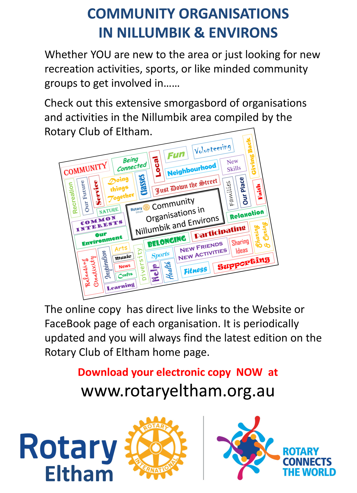 Rotary Eltham Community Directory | Rotary Club of Eltham