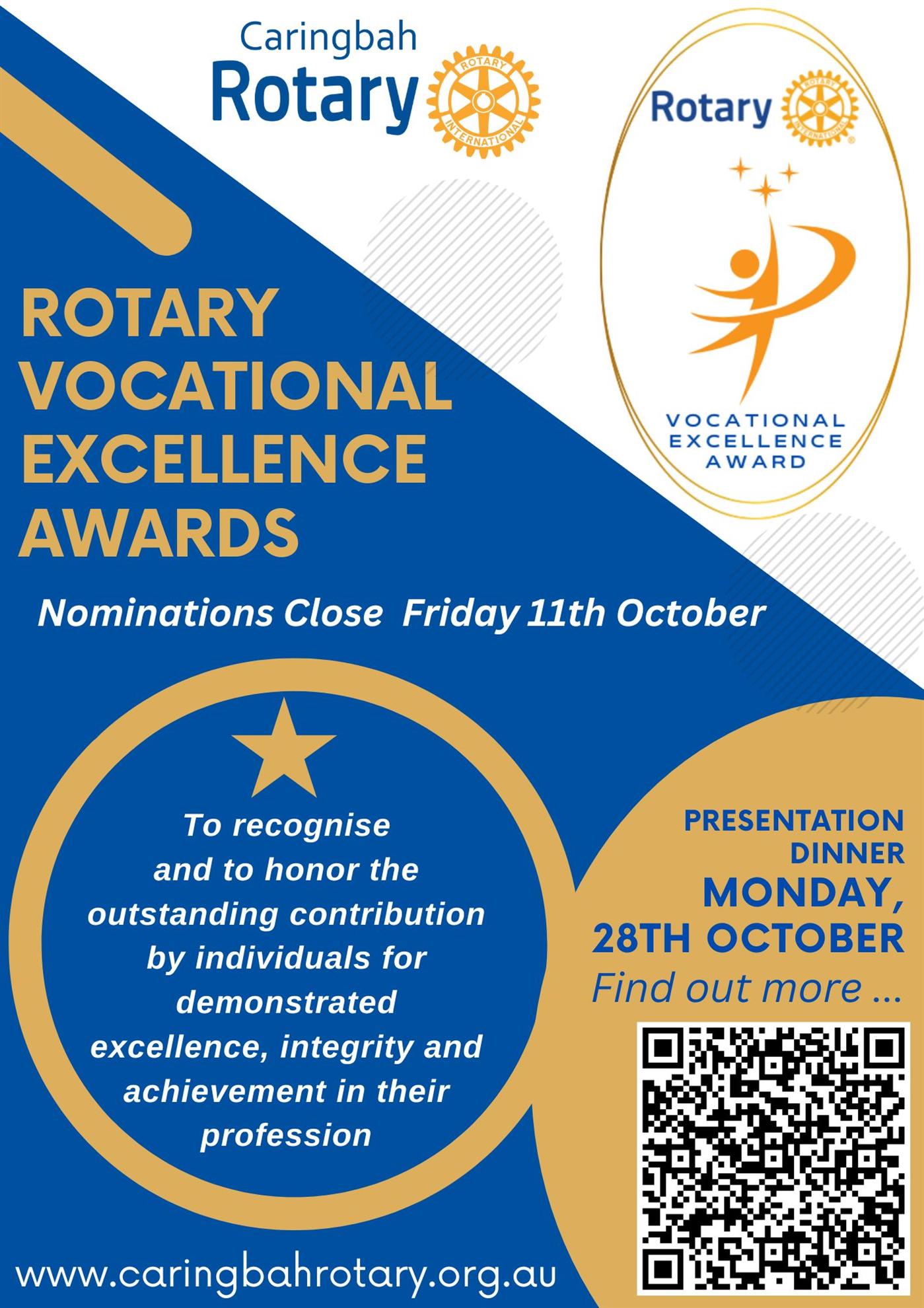 VOCATIONALEXCELLENCE AWARDS | Rotary Club of Caringbah