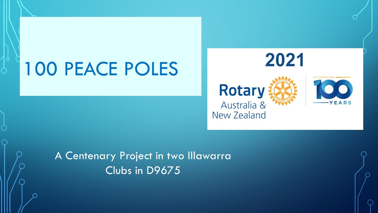 Peace Poles | Rotary Club of Fairy Meadow