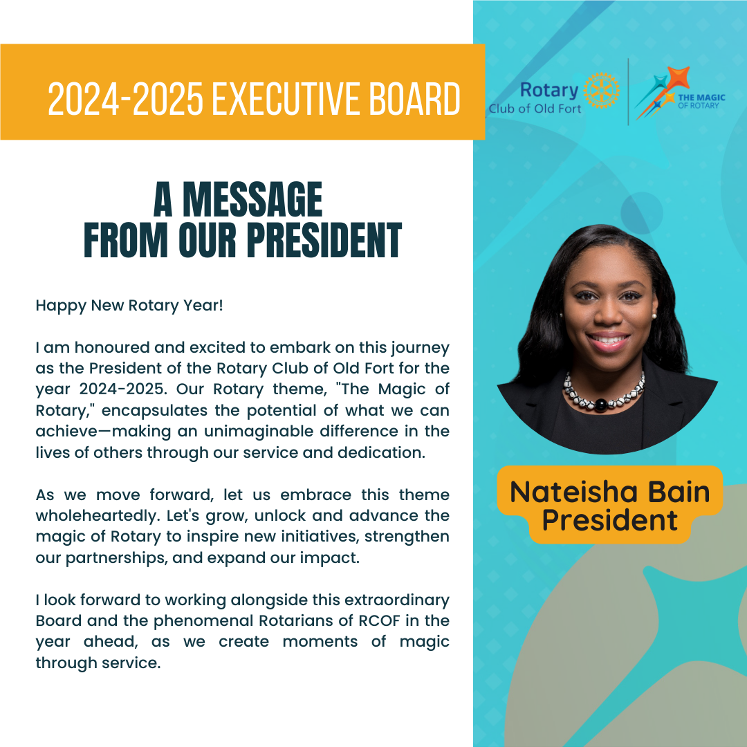 Meet the 2024-2024 Executive Board | Rotary Club of Old Fort