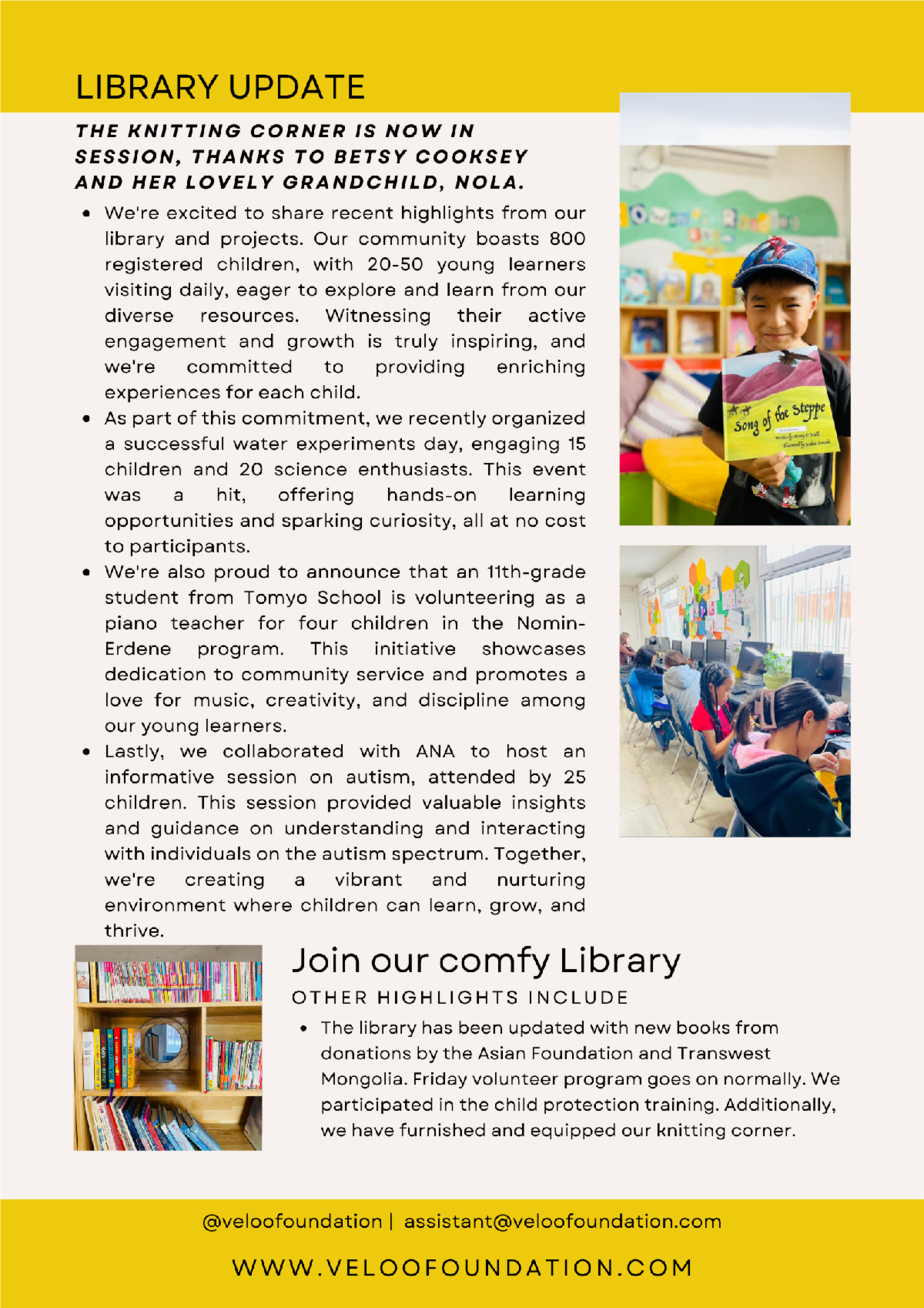 Veloo Foundation Newsletter | Rotary Club of Murray Bridge