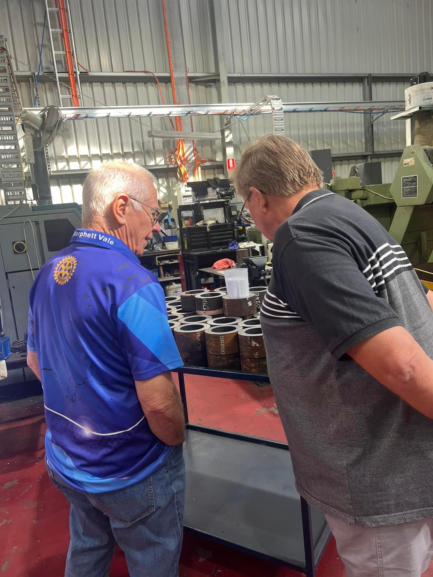 Vocational visit to Dinki Di Engineering | Rotary Club of Morphett Vale