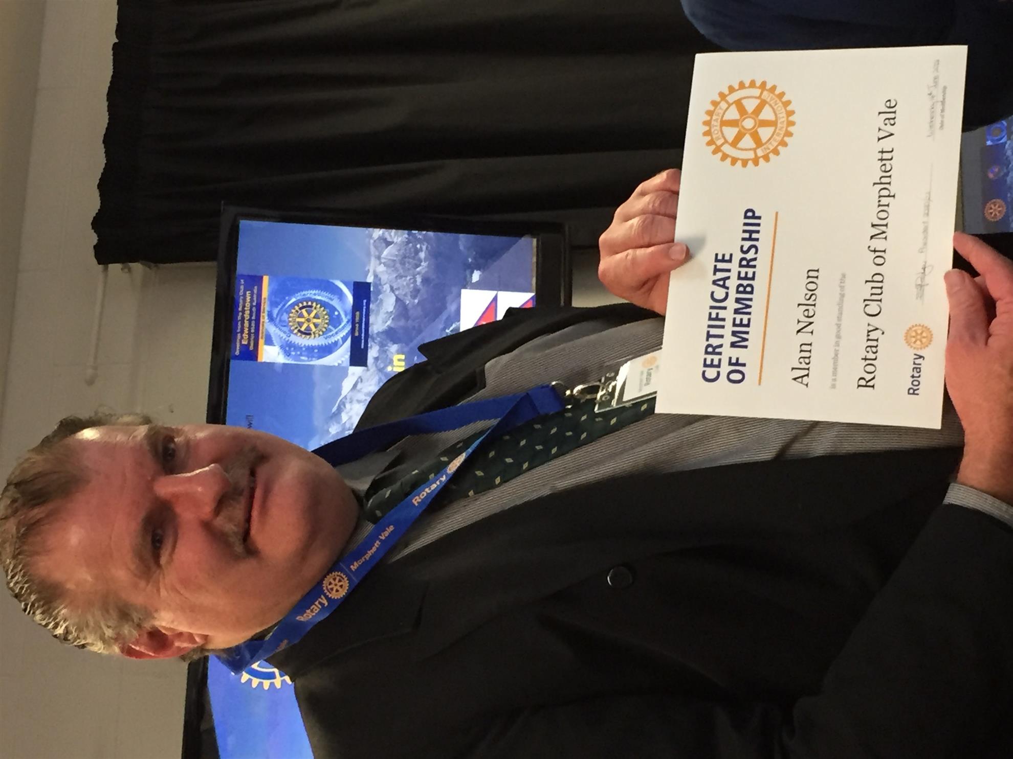 Returning Rotarian - Alan Nelson | Rotary Club of Morphett Vale Returning Rotarian - Alan Nelson | Rotary Club of Morphett Vale