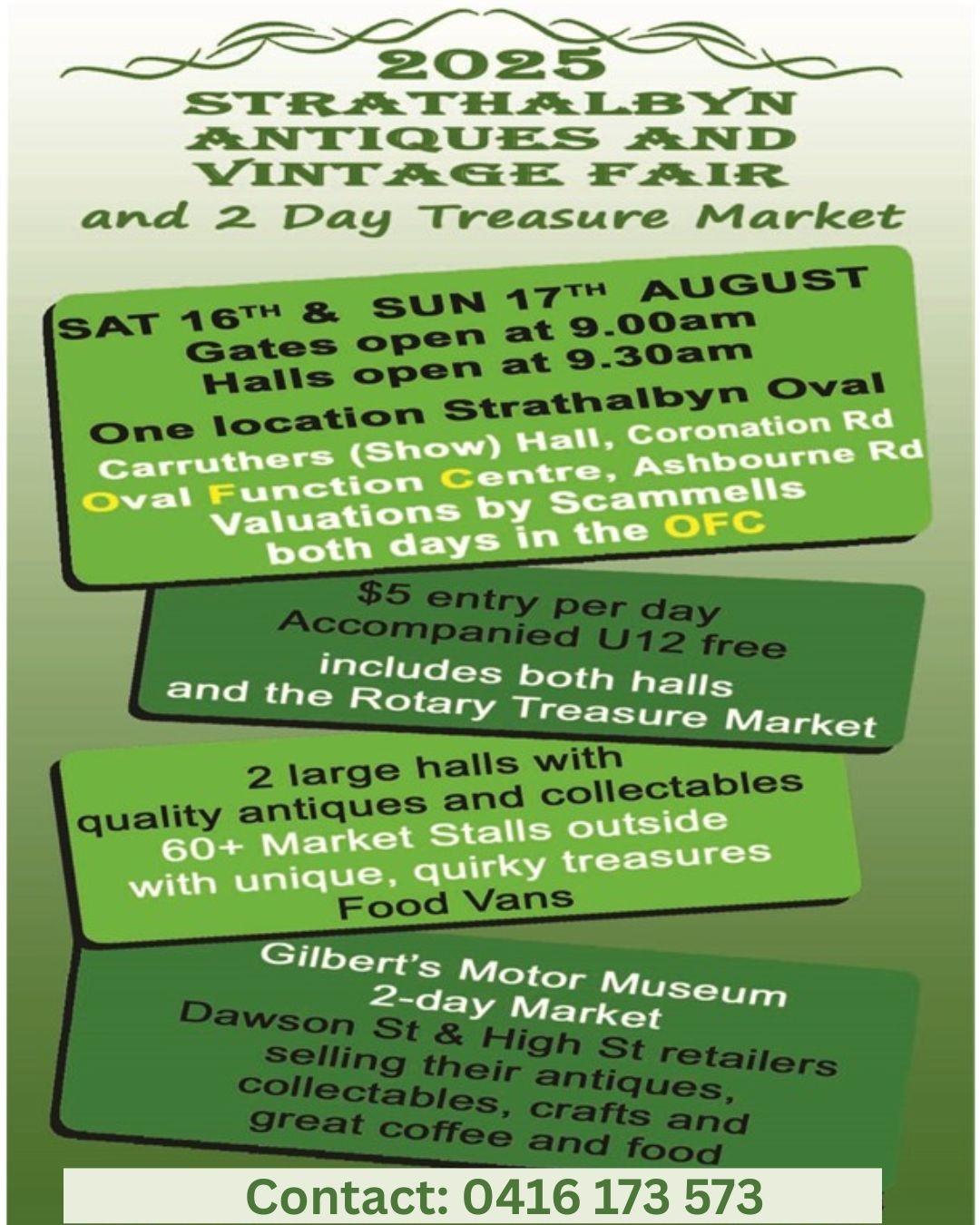 2025 Strathalbyn Antique Fair & Treasure Market | Strathalbyn