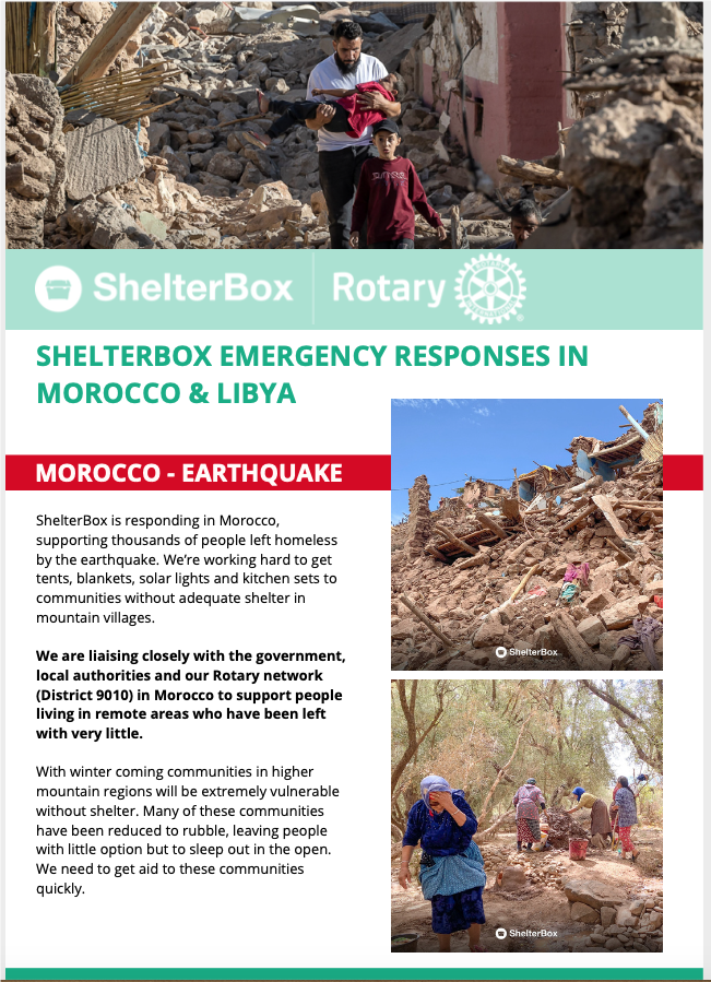 Shelter Boxes | The Rotary Club of Pakuranga (Inc)