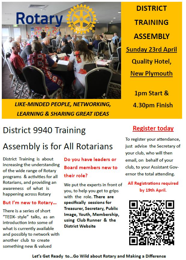 District Assembly | The Rotary Club of Port Nicholson