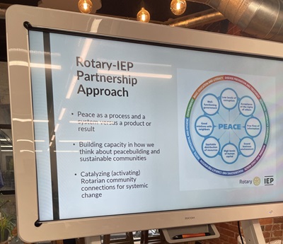 Rotary/IEP Positive Peace Activator, Sally Angelson | Rotary Dunedin