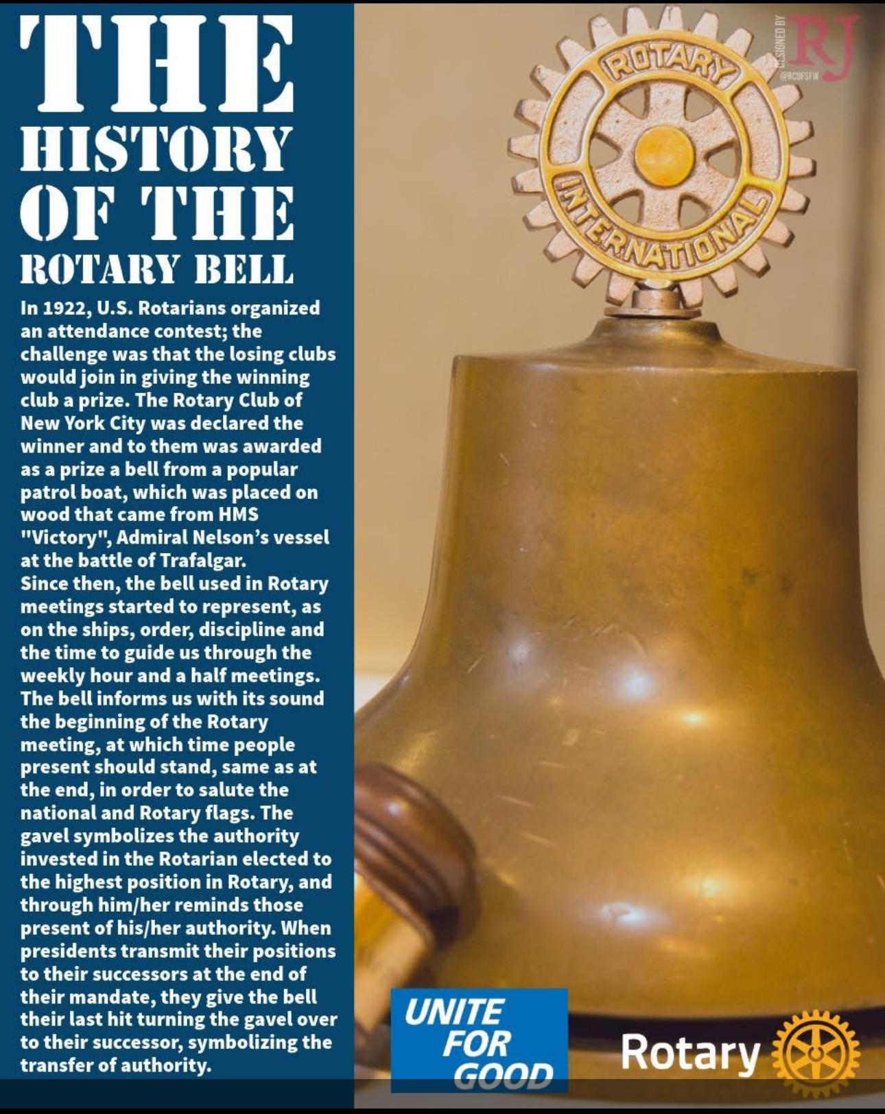 History of the Rotary Bell | The Rotary Club of Mosgiel