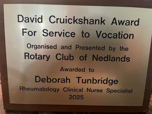 The David Cruickshank Award 2025/26 | Nedlands Rotary