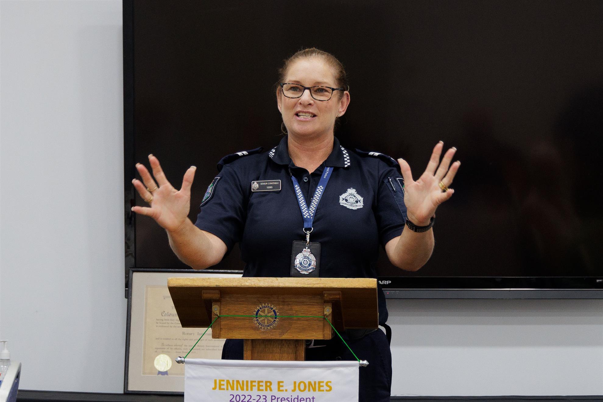Meeting 2023-03-28 - Snr Constable Kelly O'Brien | Rotary Club of Caloundra