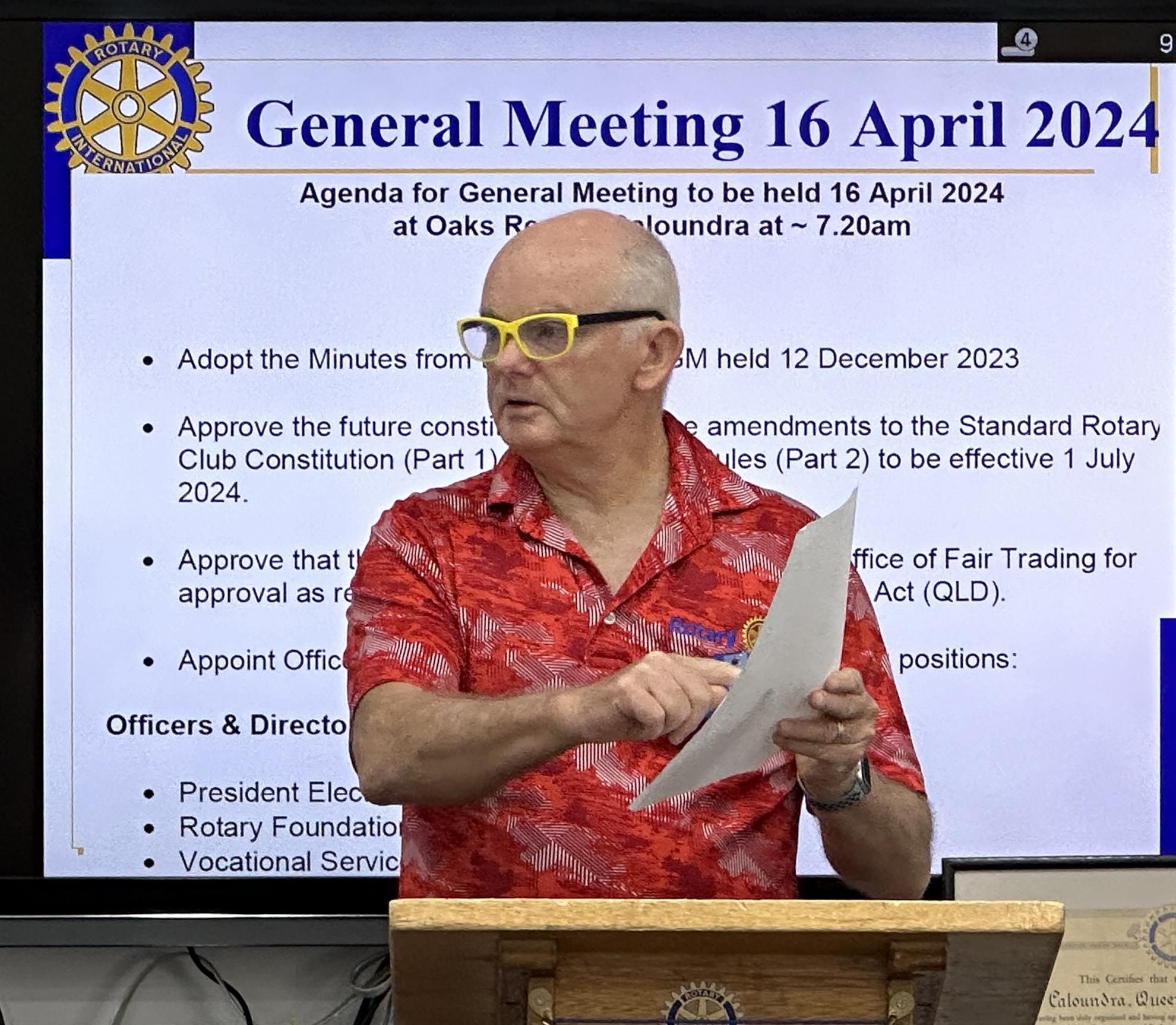 Our Last Meeting - Constitution & Bohol Childrens Home | Rotary Club of ...