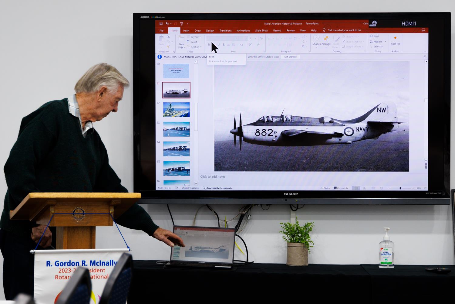 Meeting 2024-06-11 Noel Dennett, Retired Air Force Pilot | Rotary Club ...