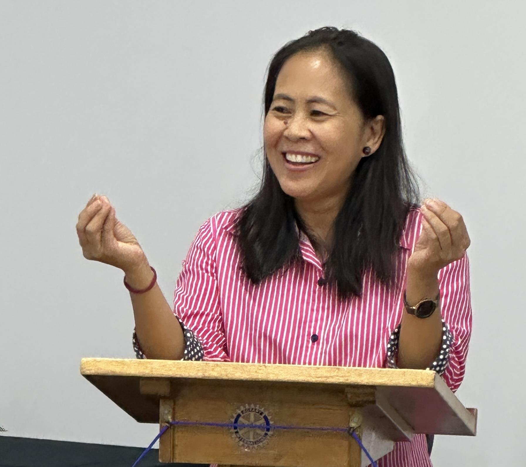 Our Last Meeting - Dr Rizsa Albarracin | Rotary Club of Caloundra