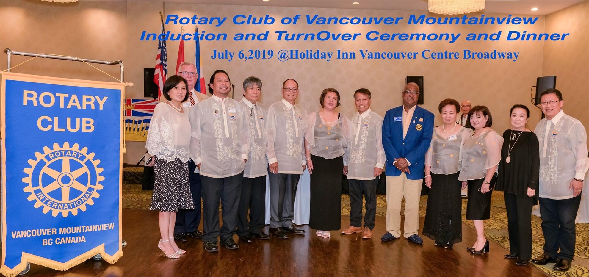 Installation & Turnover Ceremony | Rotary Club of Vancouver Mountainview